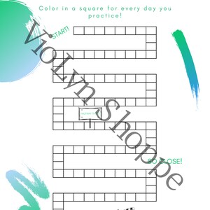 Printable Practice Log | 100 Day Practice Challenge Chart - Etsy