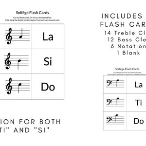 Solfège Flash Cards | Printable Flash Cards to Learn to Read Music and ...