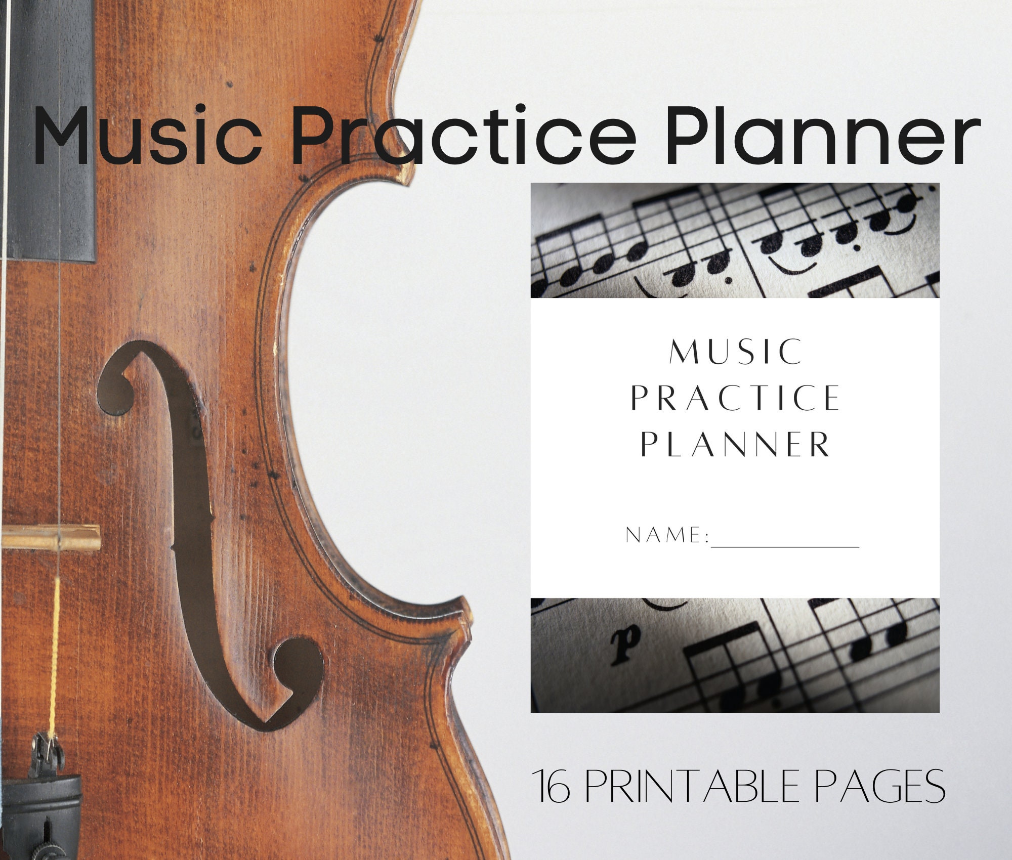 Music Practice Journal | Printable Practice Logs - Etsy