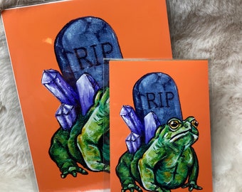 Crystal Gravestone - Etsy