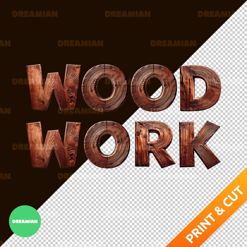 Rustic Wood Alphabet PNG | Vintage Wooden Letters Clipart | Farmhouse ...