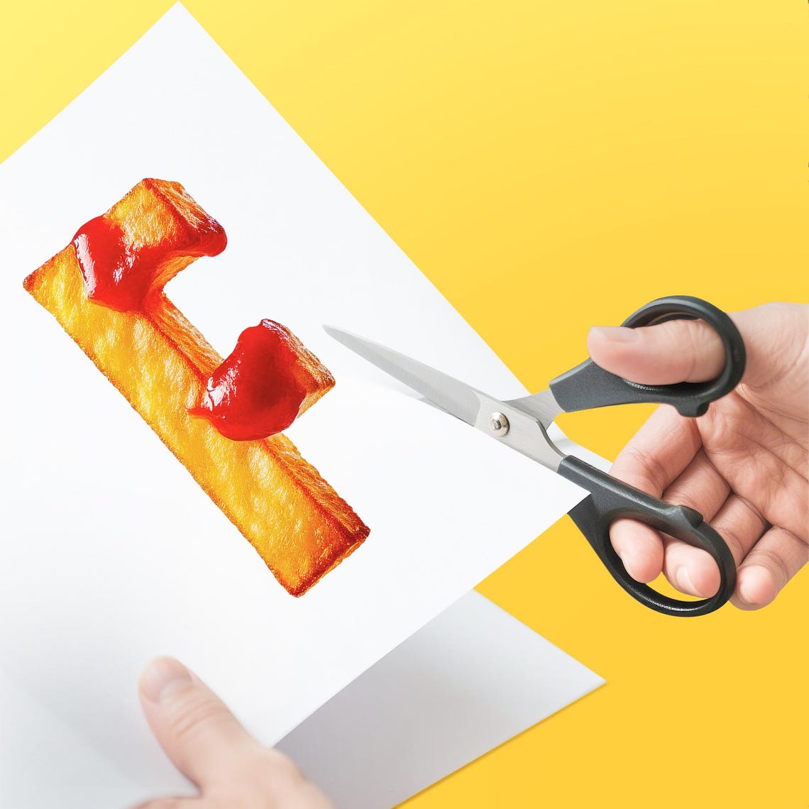 French Fries Alphabet PNG | Funny 3D Food Letters | Fast Food Clipart ...