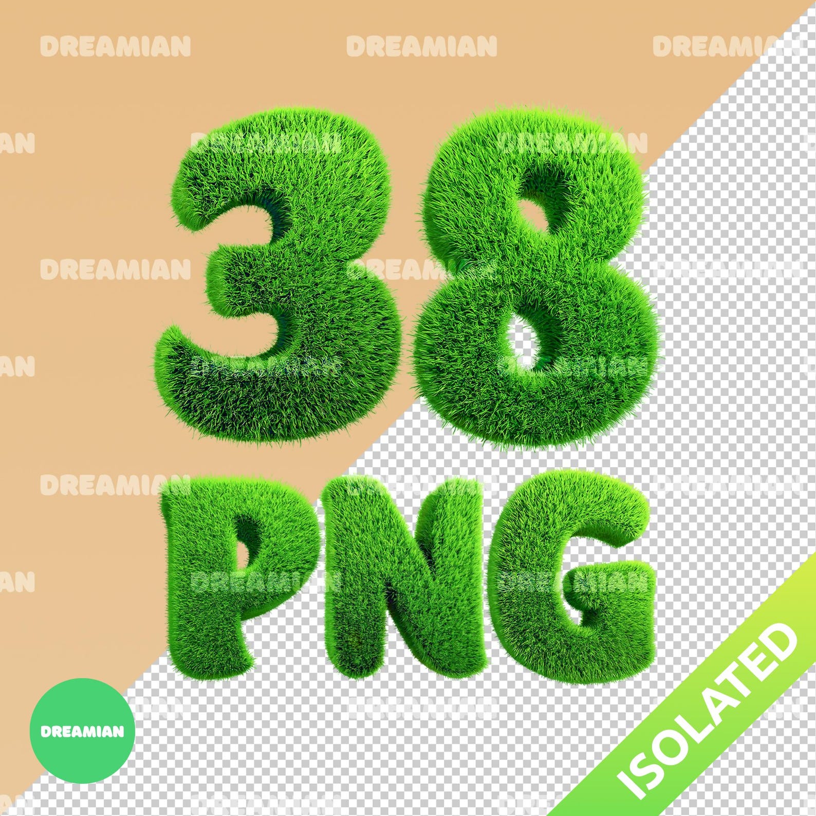 Green Grass Alphabet PNG: Eco Spring Letters Clipart (digital Download ...