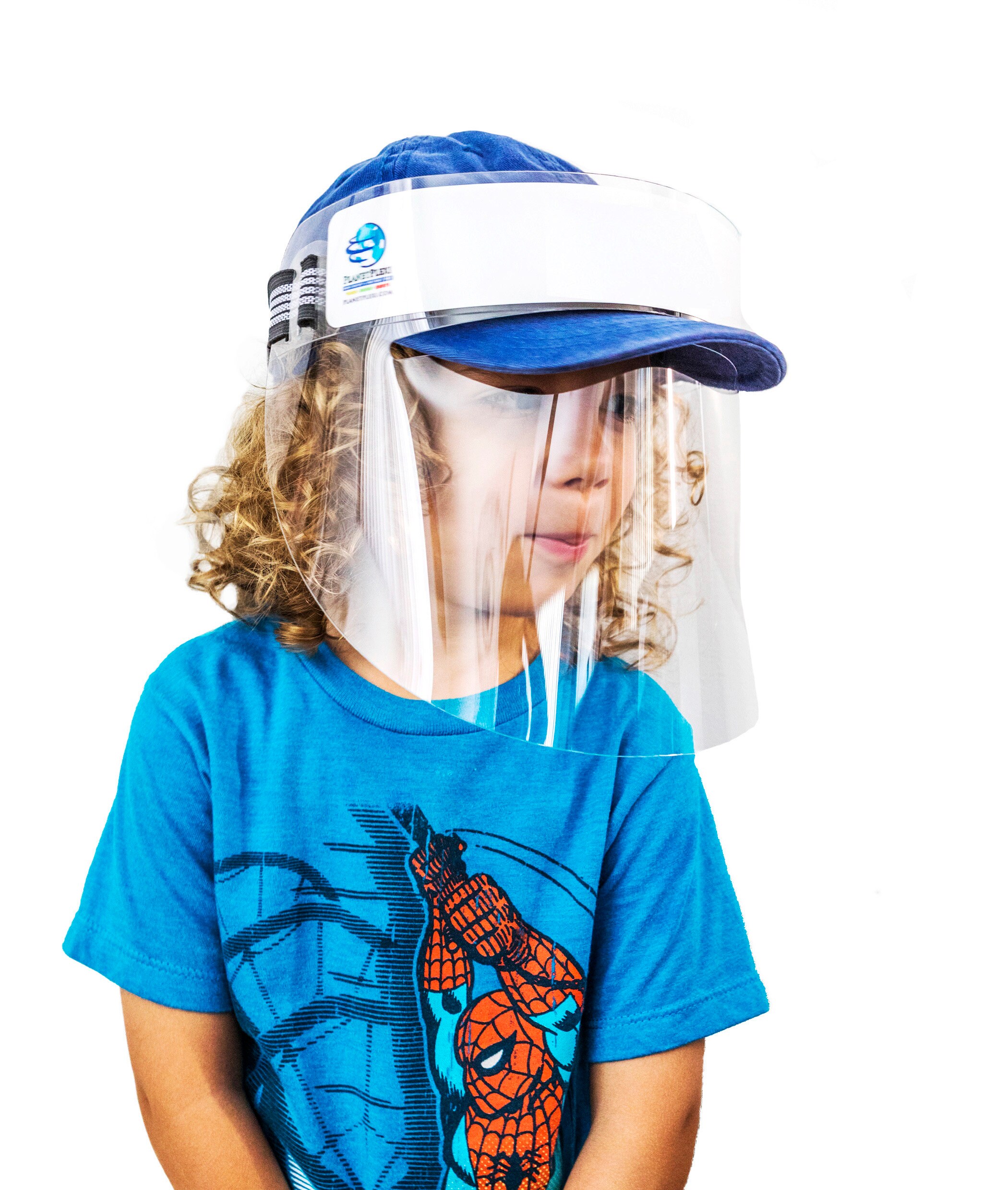 Kids Face Shield Made in USA School Full Splash Protection Optional Hat ...