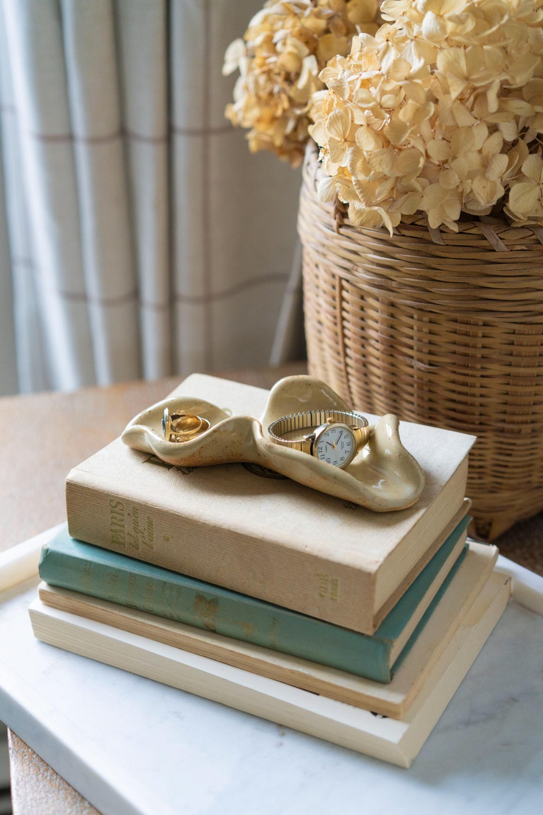 Minimalist Jewelry Dish | Abstract Seaweed Sculpture | Seaside Home ...