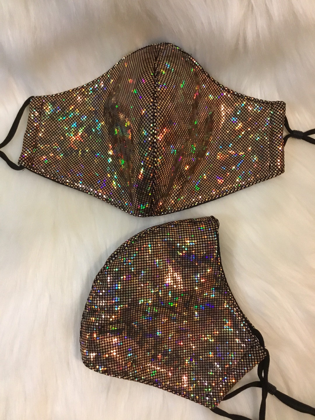Sequin Face Mask - Etsy