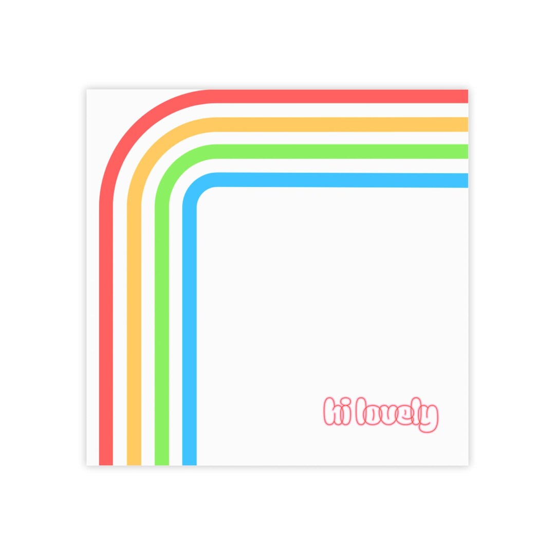 Vibrant, Feel-good Sticky Notes for Work, School & Life Note Pads - Etsy