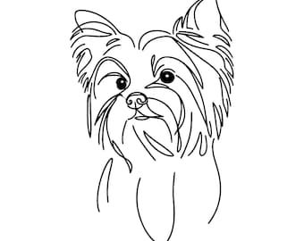 Boxer Dog Poster Minimal Continuous Line Art Wall Art Pets - Etsy