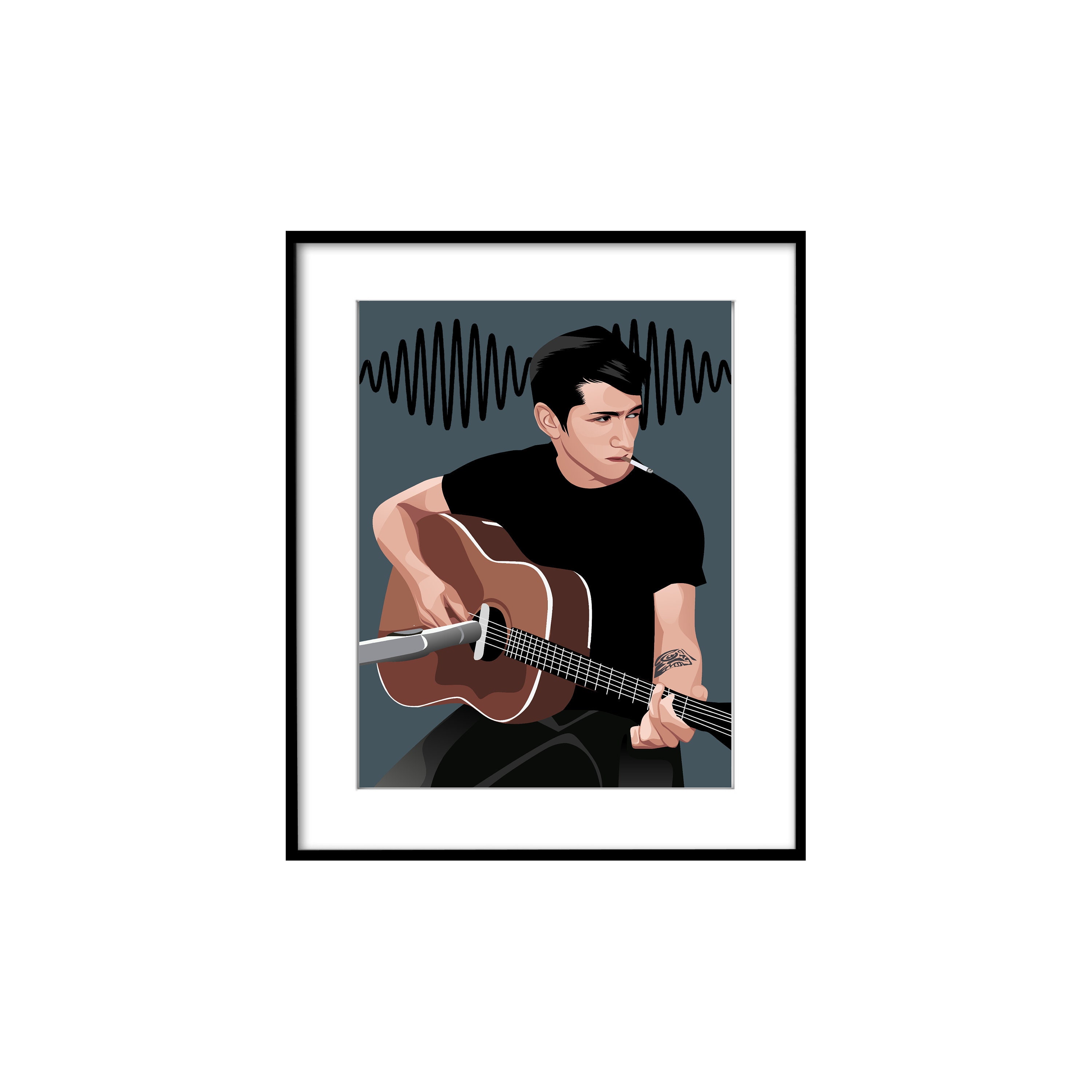 Alex Turner Poster- Inspired by the Band the Arctic Monkeys - Etsy