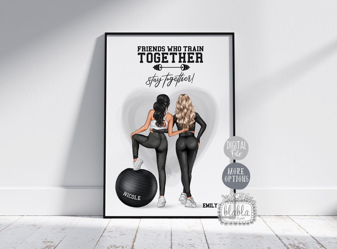 Gym Friends Gift, Birthday Gift, Best Friends Personalised Gift, 21st ...