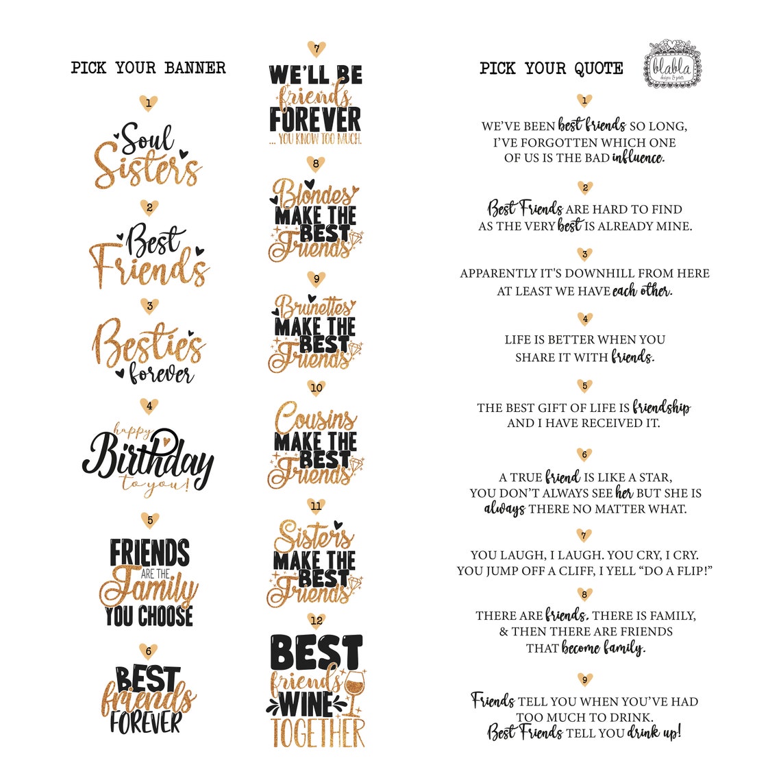 Friends Personalised Gift Best Friend Poster Best Friend | Etsy