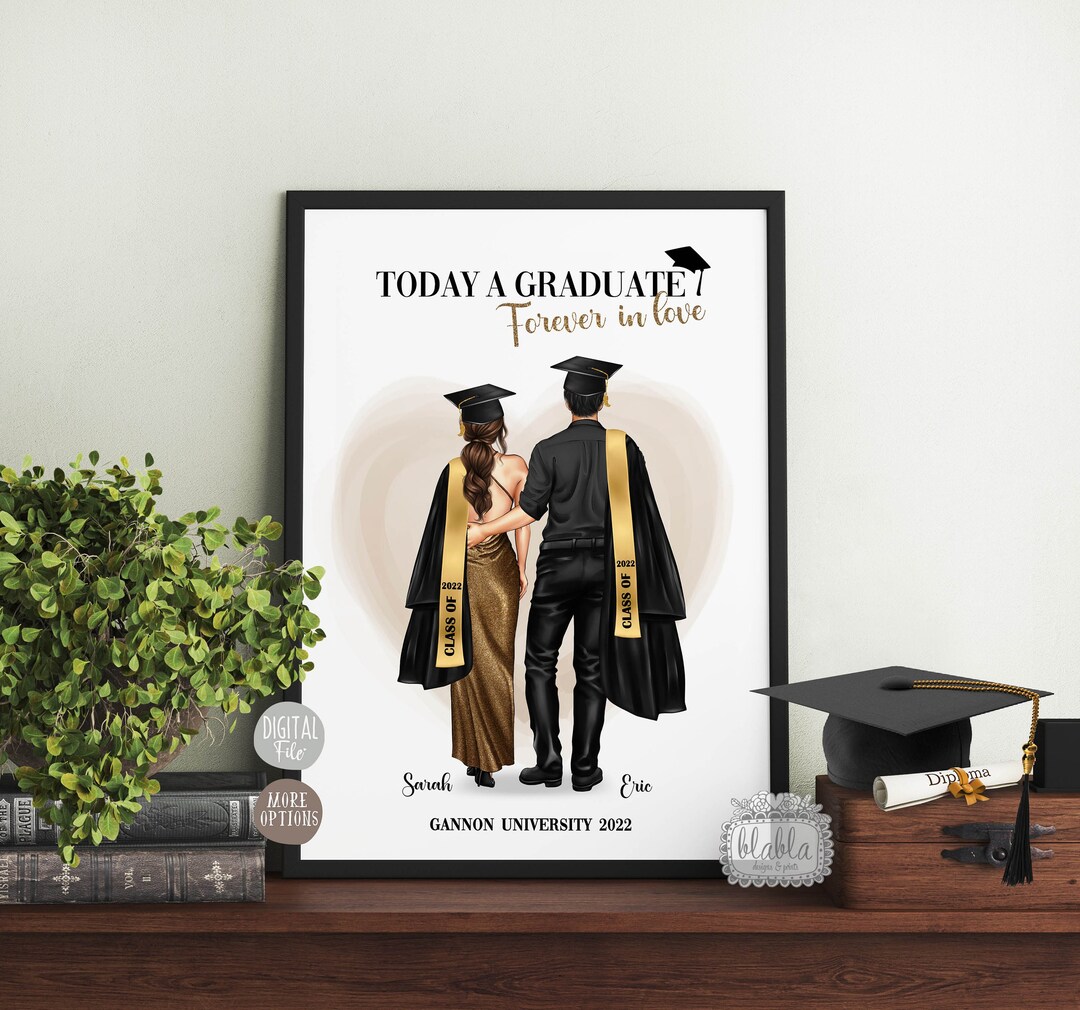 Custom Personalised Graduation, Couple Best Friends Gift , Unique ...