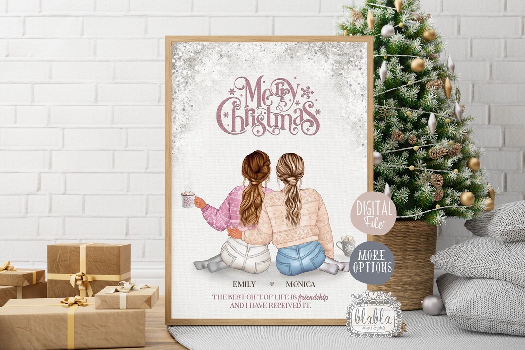 Personalised Friends Christmas Gift, Friend Gift, Friends Print, Best ...