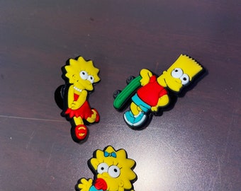 Simpson Croc Charms - Etsy