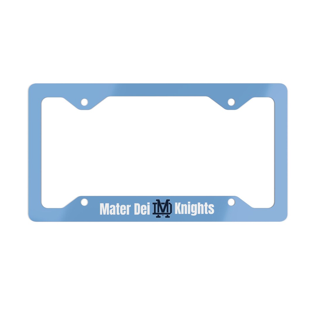 Breese Mater Dei Knights Personalized Metal License Plate Frame - Etsy