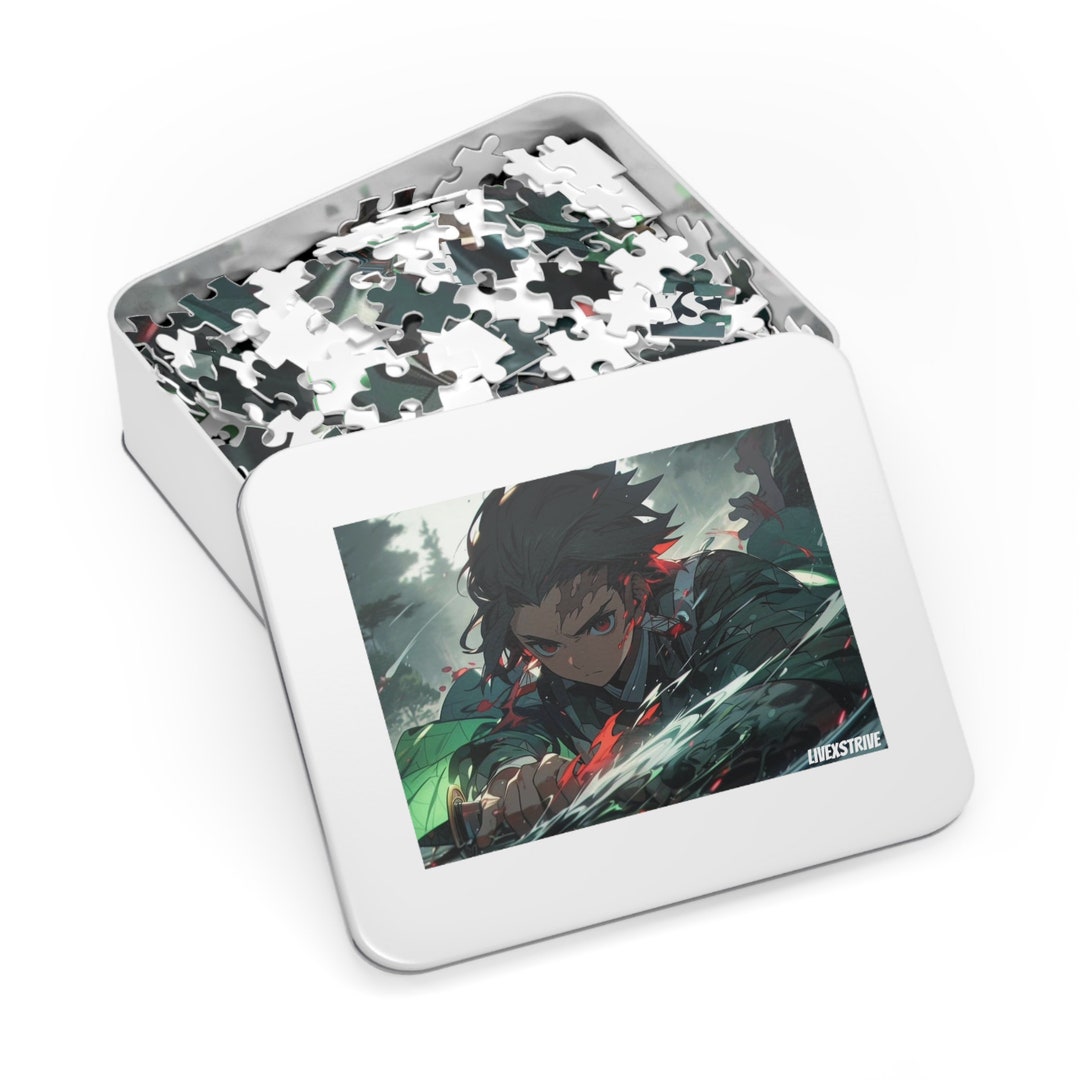 Custom Tanjiro Demon Slayer Jigsaw Puzzle 500 Pieces - Etsy