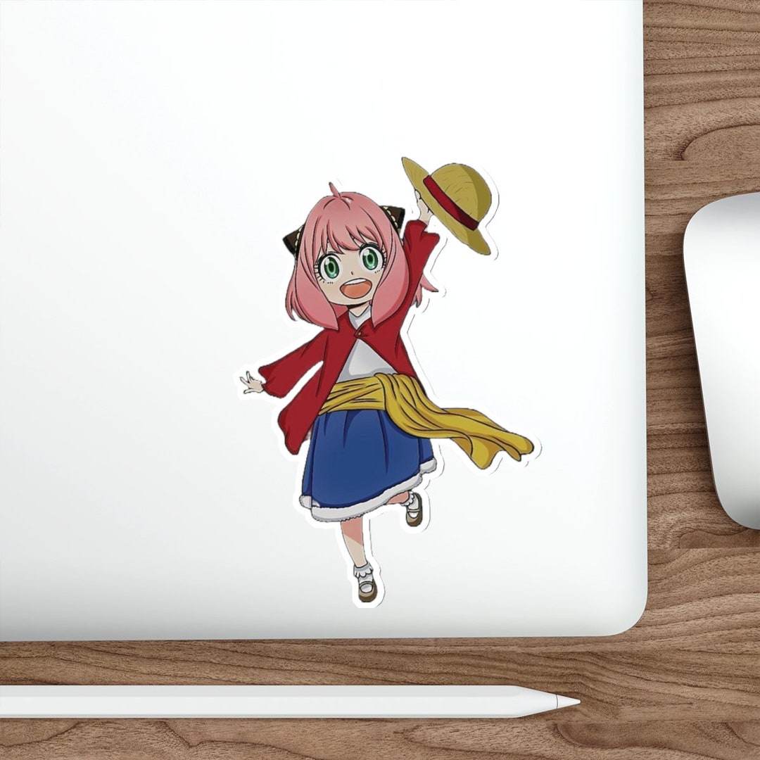 Anya Spy X Family Luffy One Piece Cosplay Die-cut Sticker - Etsy UK
