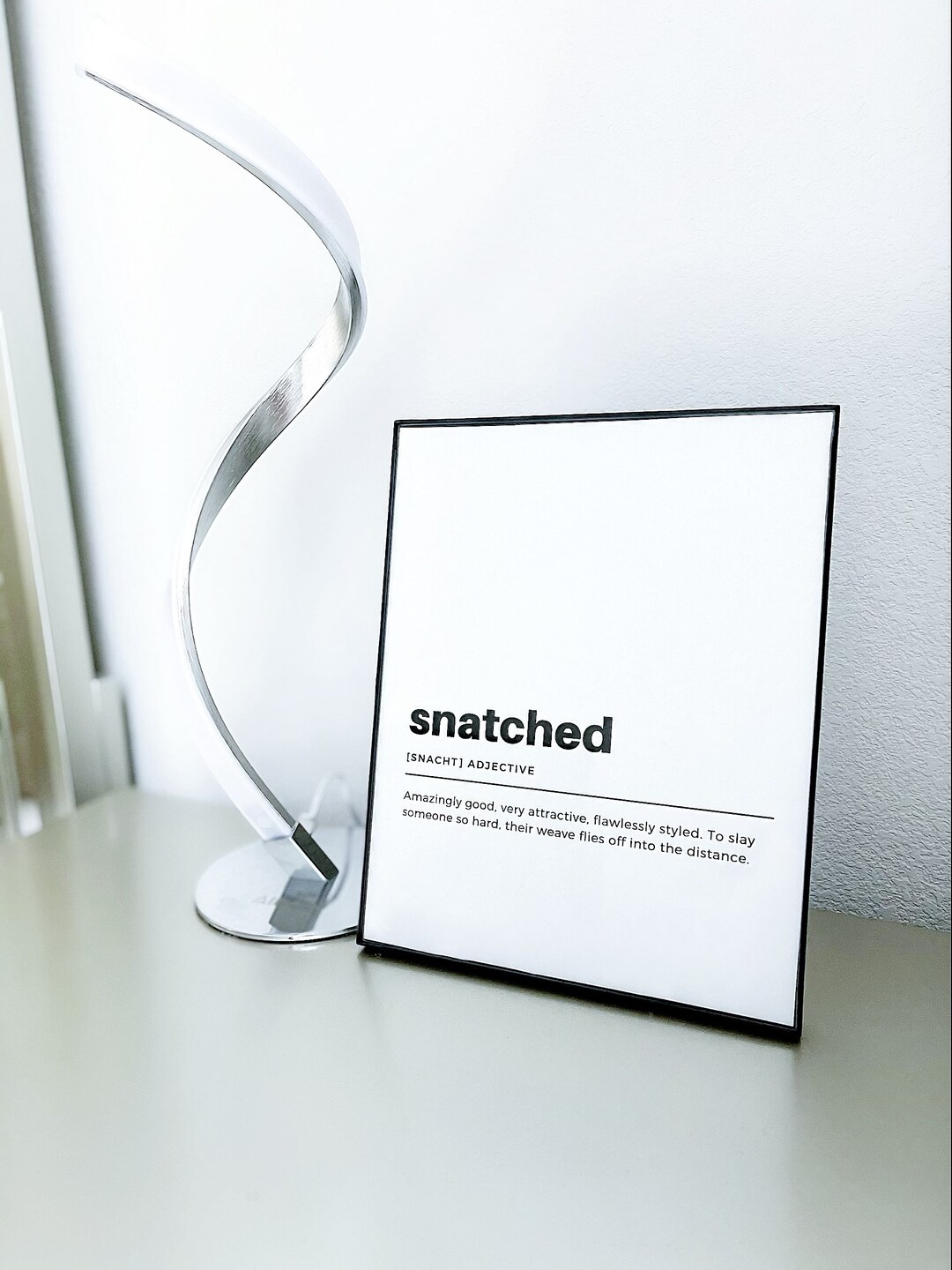 Snatched Definition Quote - Wall Art - Instant Download - Digital Print ...