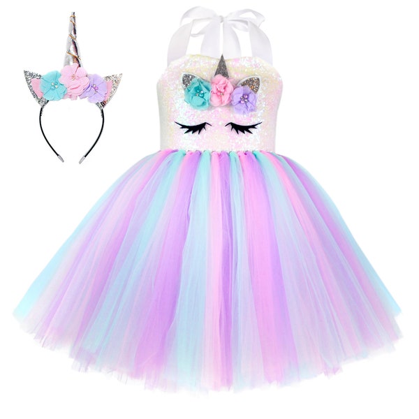 Girls Unicorn Dress - Etsy