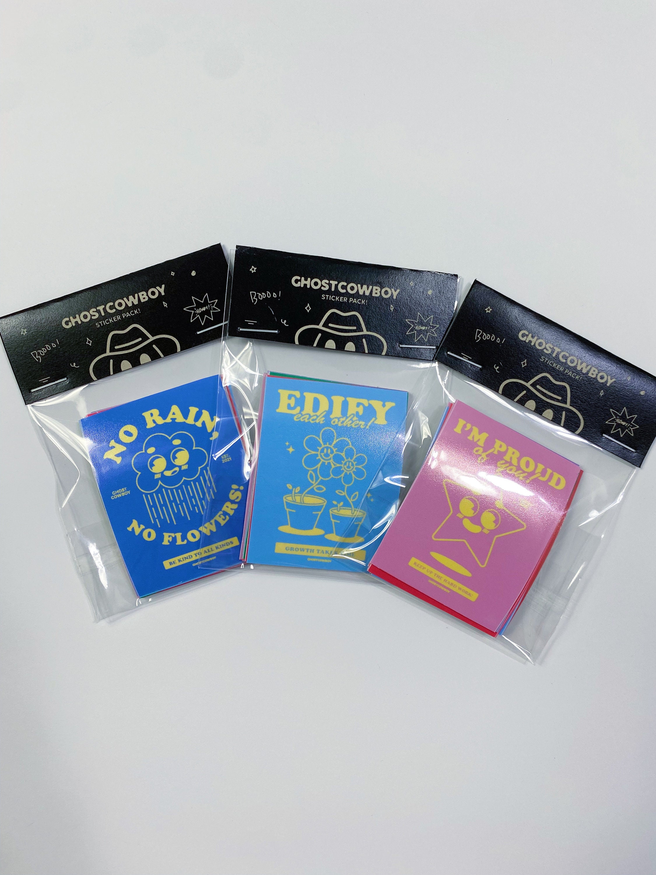 Retro Sticker Pack of 12 Cute Stickers Positive Quote - Etsy