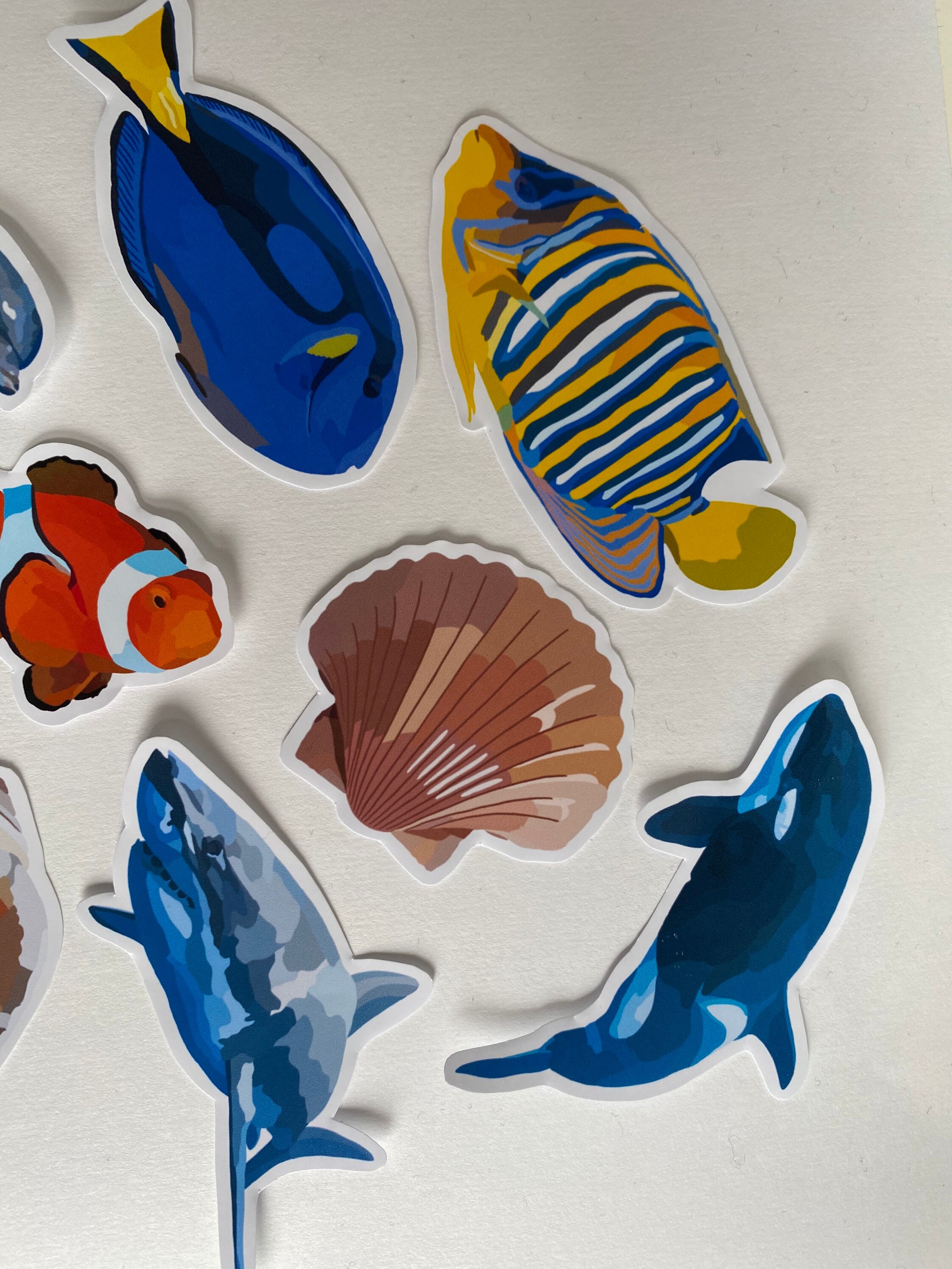 Ocean Sticker Pack Ocean Inspired Sticker Pack Sticker Pack | Etsy