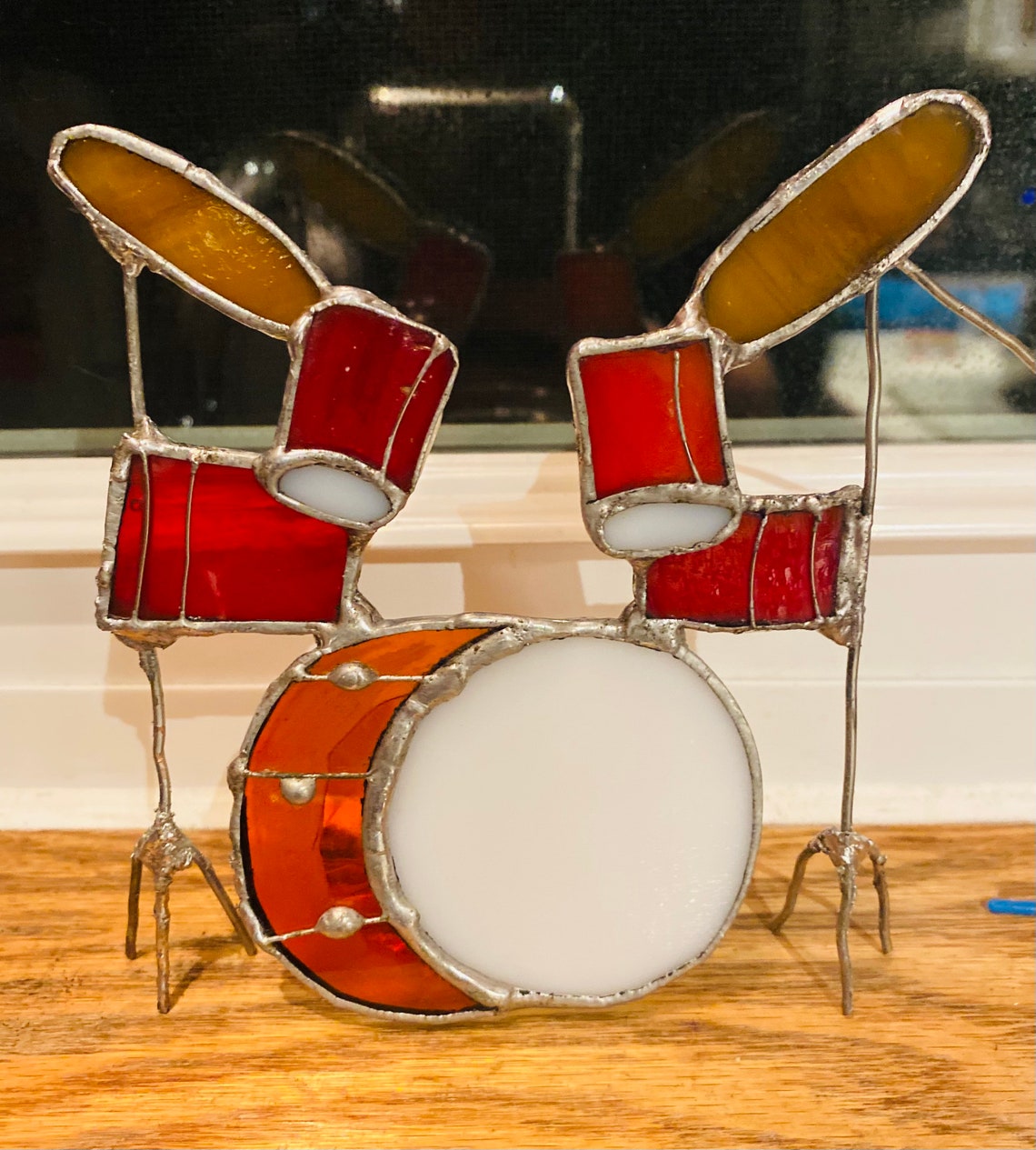 Stained Glass Drum Set - Etsy