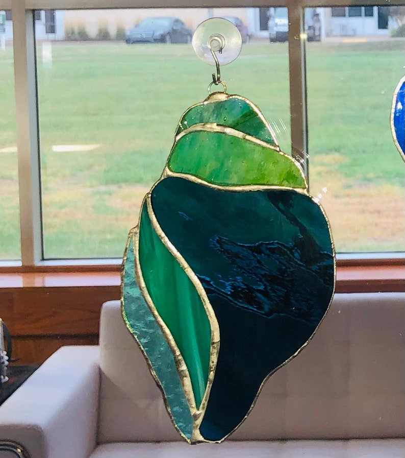 Stained Glass Sea Shell - Etsy