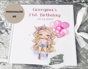 Personalised 21st Birthday Memory Book - Etsy