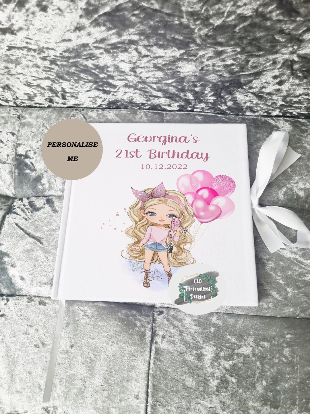 Personalised 21st Birthday Keepsake Book, 21st Birthday Album, 21st ...
