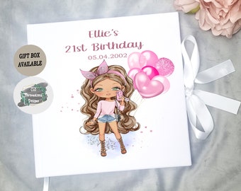 Personalised 21st Birthday Memory Book - Etsy