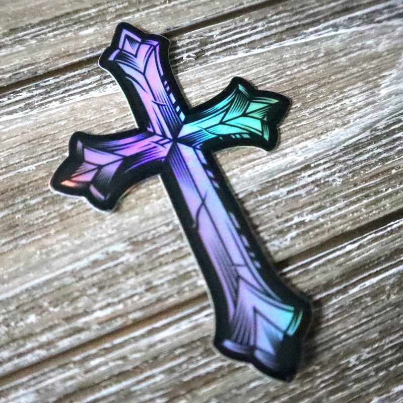 Cross Stickers - Etsy