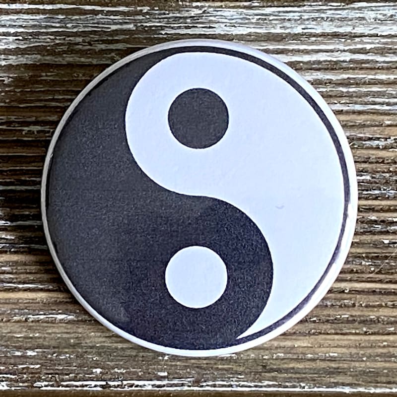 Yin Yang Buttons - Etsy