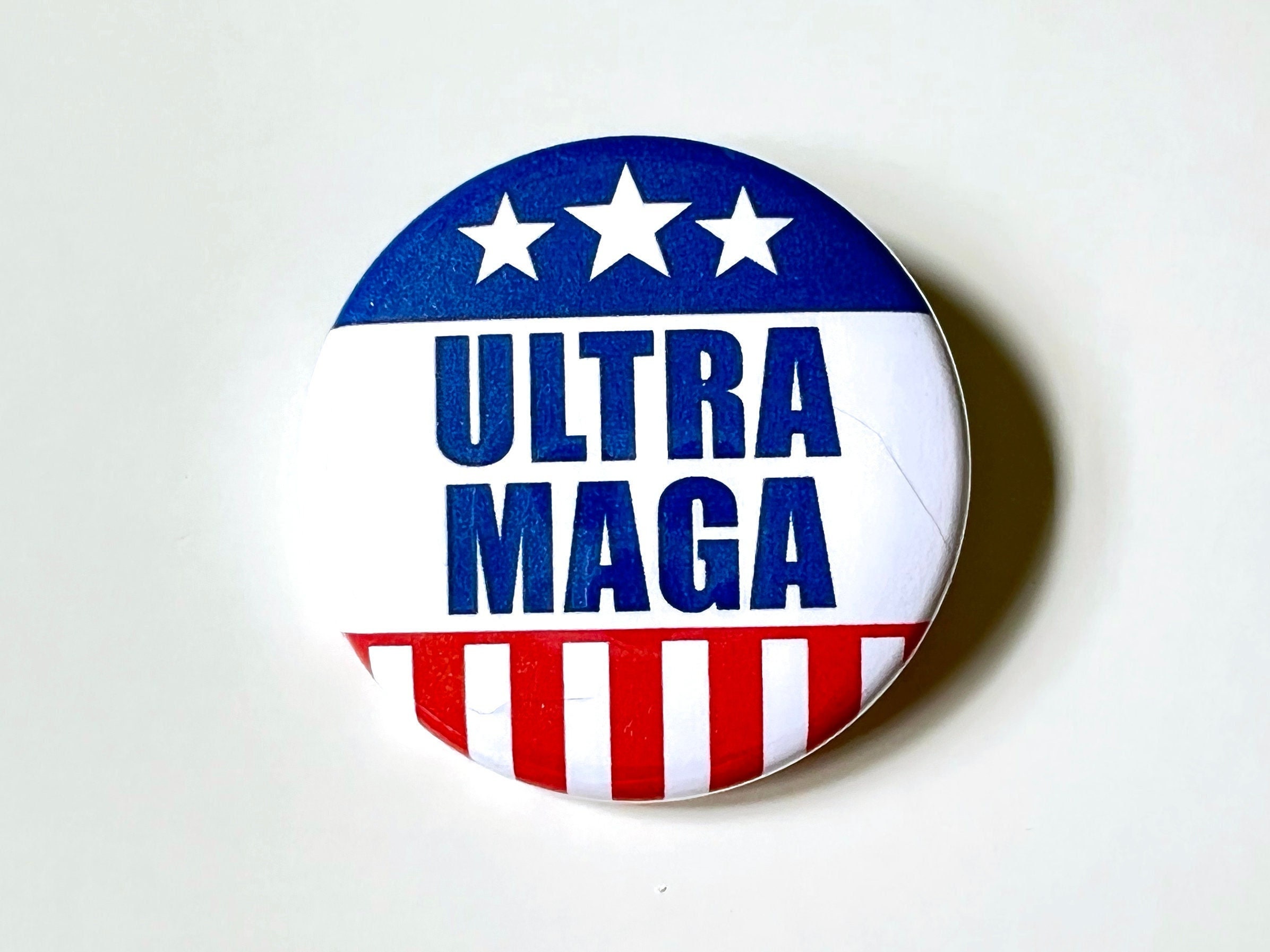 Ultra MAGA Button Ultra MAGA Pin Pinback Buttons Trump - Etsy