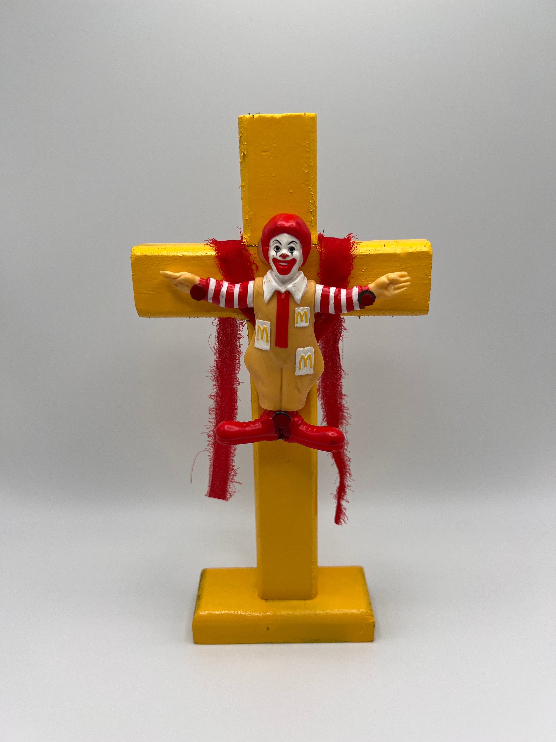 Ronald Christ Mcdonalds Crucifixion Consumerism A - Etsy