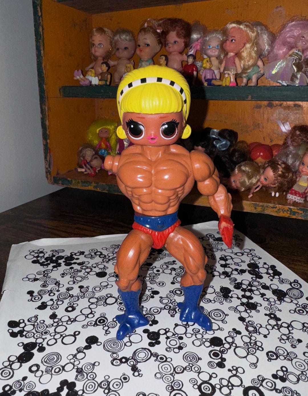 Franken-toys! Cute Baby Head on Spooky Creepy Monster Body! - Etsy