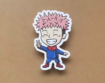 Yuji Itadori Sticker | Etsy