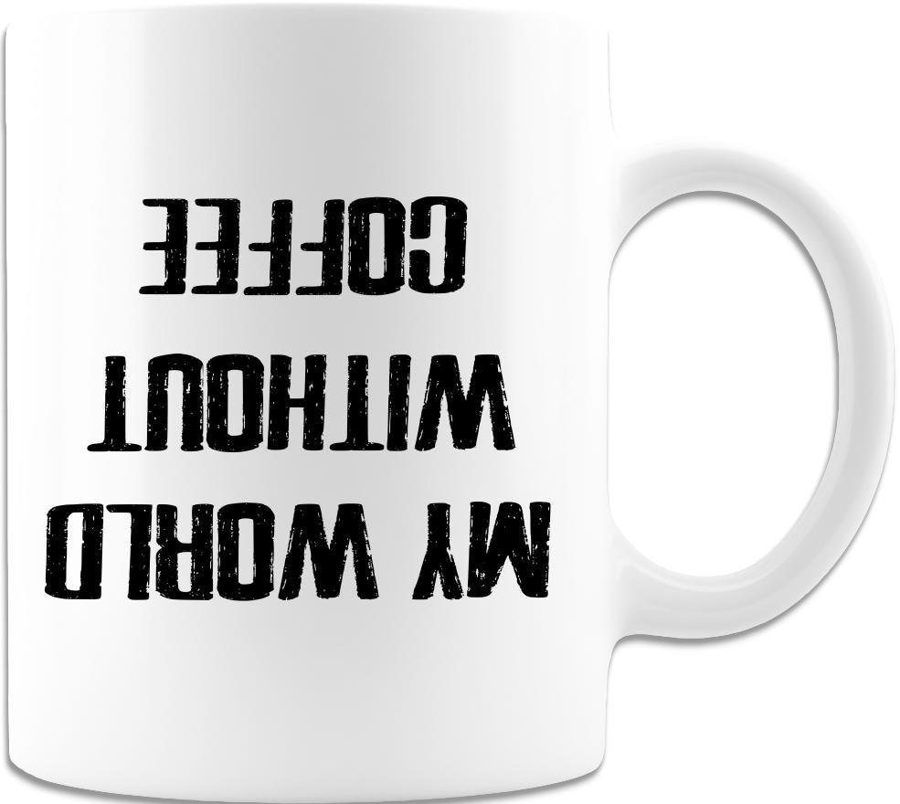 My World Without Coffee White Coffee Mug Gifts for Coffee - Etsy UK