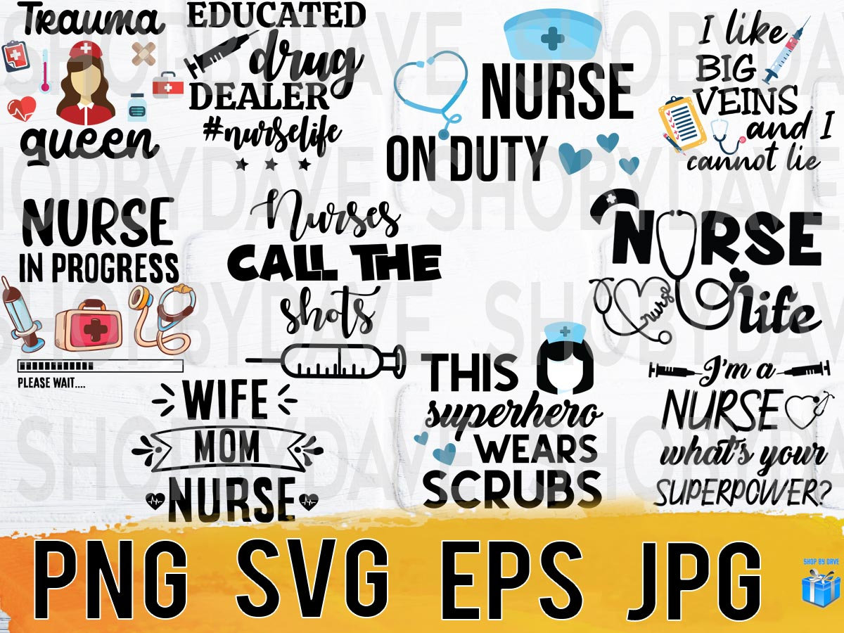 Healthcare Bundle Png Svg Eps Jpg Design Files Instant - Etsy