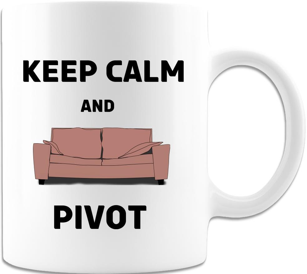 Keep calm and pivot white coffee mug or tea cup funny work | Etsy