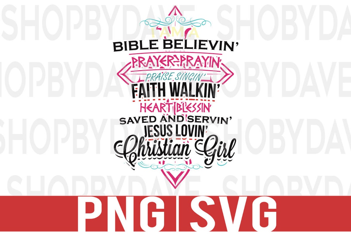 Christian Faith Based Design Pack Svg Png Instant File - Etsy