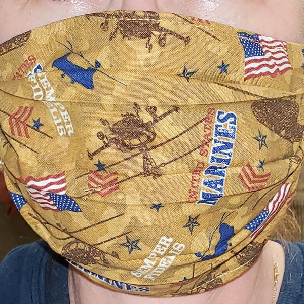 Marine Corps Face Mask - Etsy