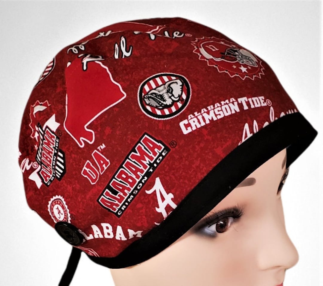 University of Alabama Crimson Tide Scrub Cap, Medical Hat, Surgical Hat ...