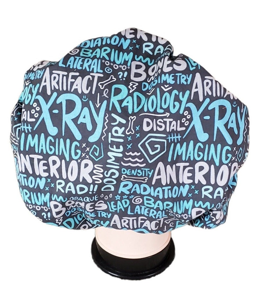 Xray, Radiation, Radiology, Ortho, Scrub Cap, Surgical Cap, Medical Cap ...