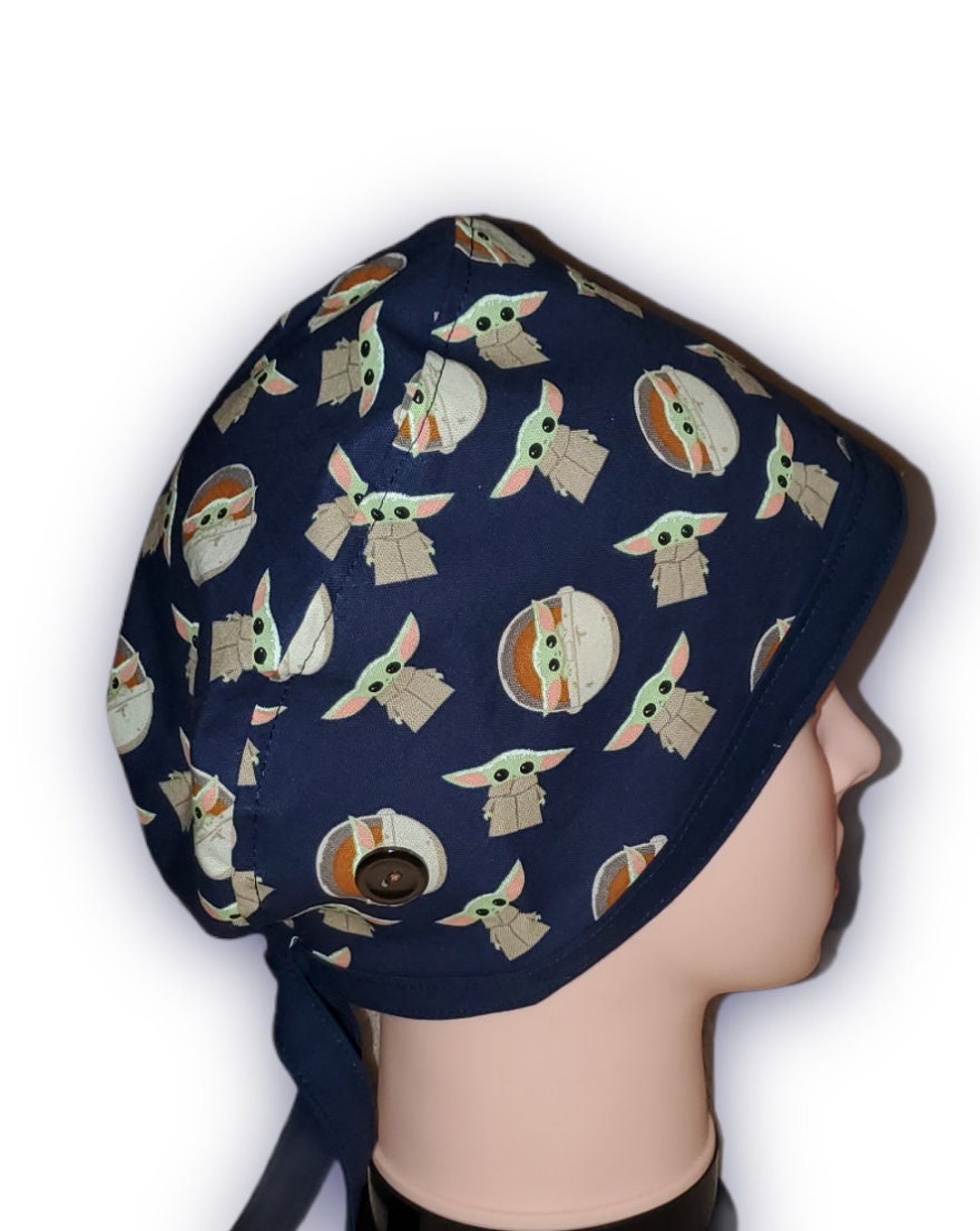 Baby Yoda Grogu Mandalorian Star Wars Scrub Cap, Medical Hat, Surgical ...