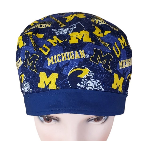 Surgical Scrub Cap Michigan - Etsy