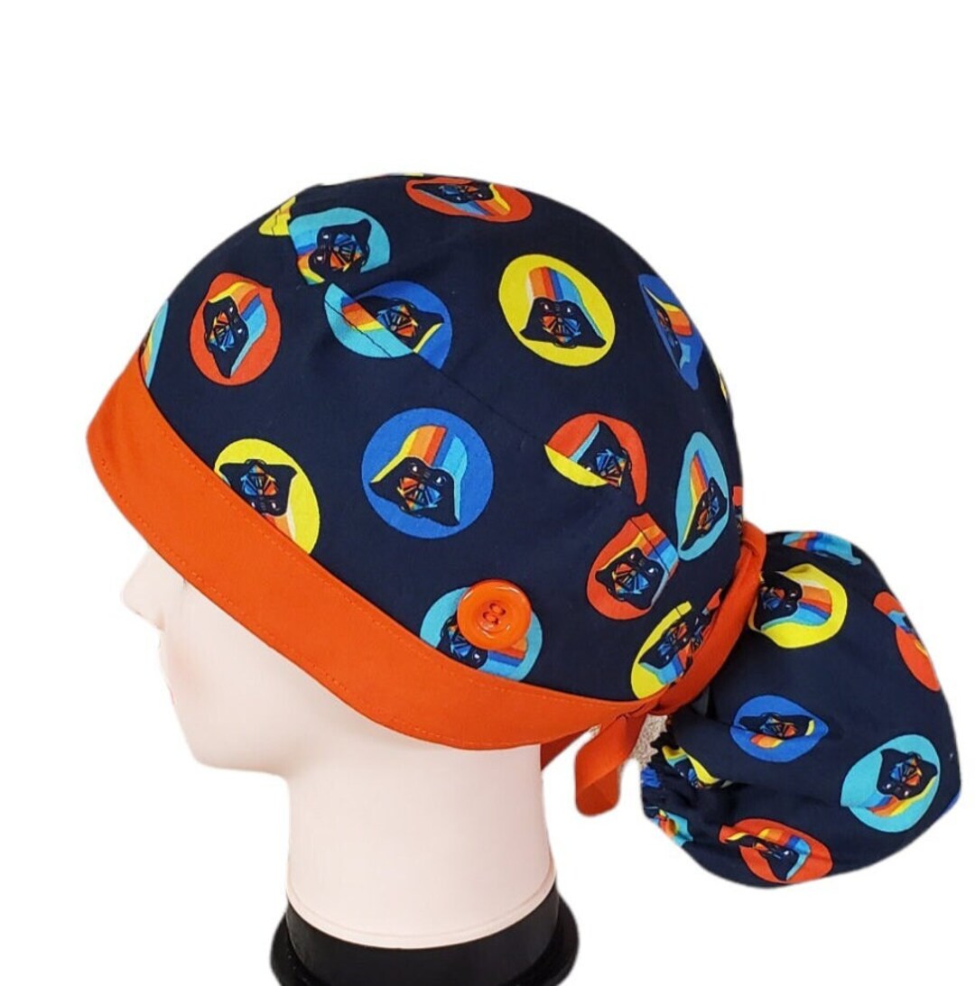 Darth Vader Star Wars Empire Dark Force Scrub Cap, Surgical Hat Medical ...