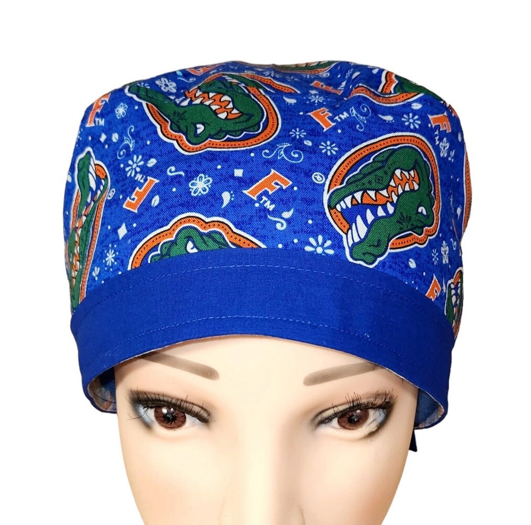 Florida Gators Scrub Cap, Surgical Cap, Medical Hat, Chemo Hat, Chefs ...