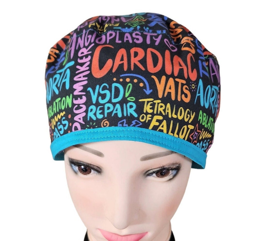 Cardiology, Heart Surgery, Cardiothoracics, Scrub Cap, Surgical Medical ...