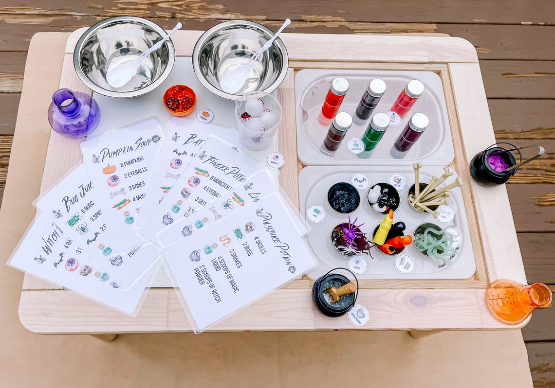 Printable Halloween Potion Recipes for Kids Halloween Sensory - Etsy