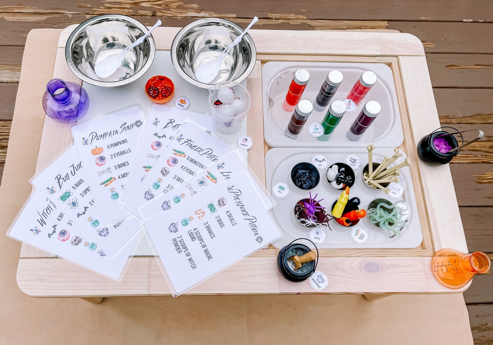 Printable Halloween Potion Recipes for Kids Halloween Sensory - Etsy